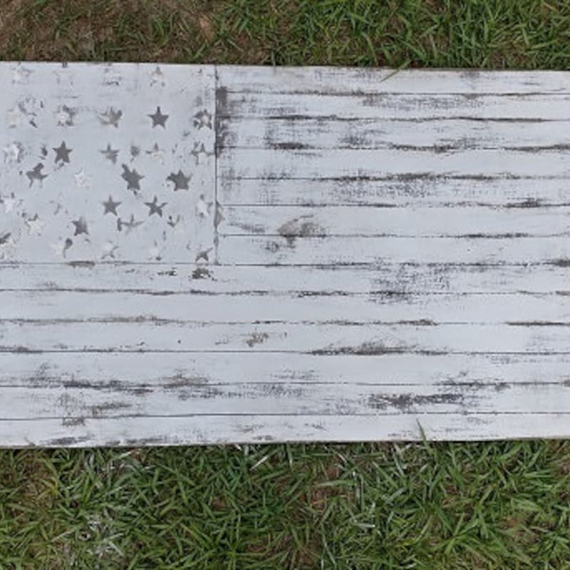 Rustic Metal Flag - Etsy