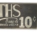 Rustic Bathroom Sign....bath for 10 Cents/bathroom Decor/distressed ...