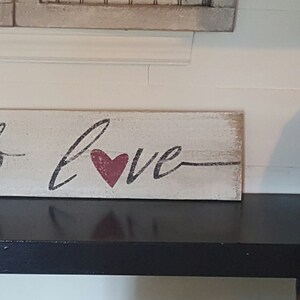 Rustic Hello Love Sign/hugs and Kisses/love/bedroom Decor - Etsy