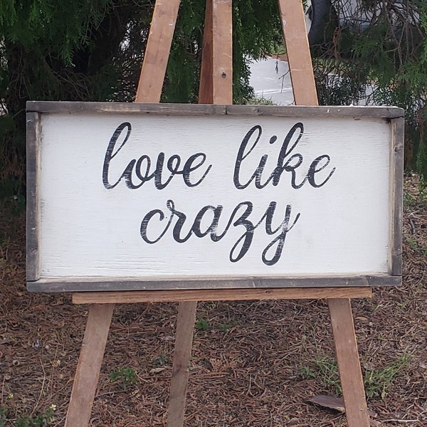 Love Like Crazy Sign - Etsy