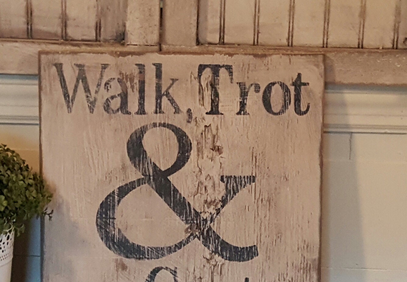 Rustic Walk Trot and Canter Sign/equestrian /horseback - Etsy
