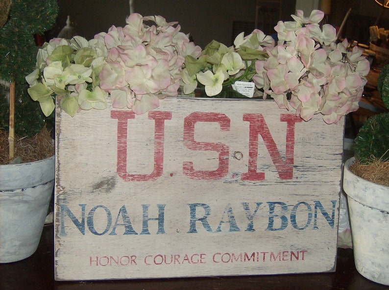 Rustic Military Service Sign/americana/navy Sign/marine Sign/airforce ...