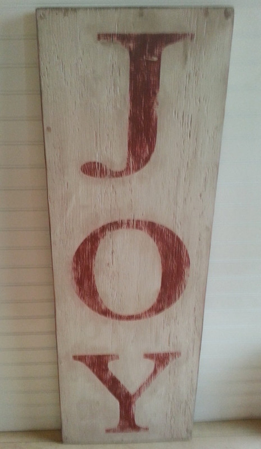 Rustic Welcome/joy Sign/reversible/distressed/christmas/wood Edged - Etsy