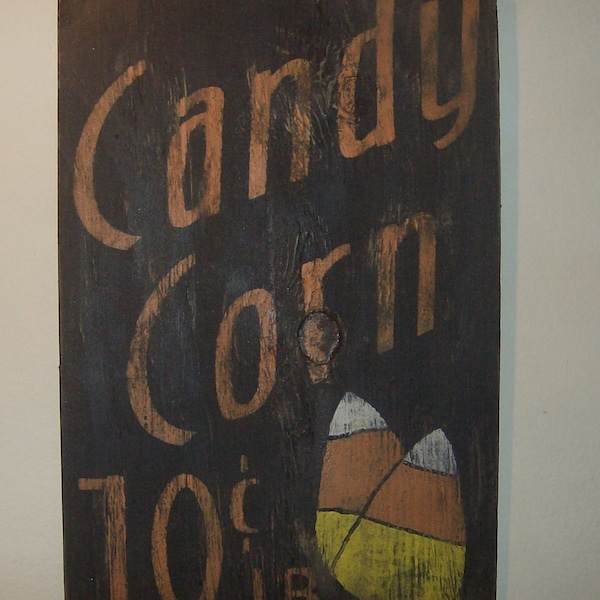 Candy Corn Sign - Etsy