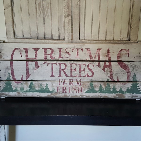 Rustic Holiday Sign - Etsy