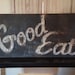 Distressed and Vintage Look Good Eats Sign/kitchen/dining Room Wall ...