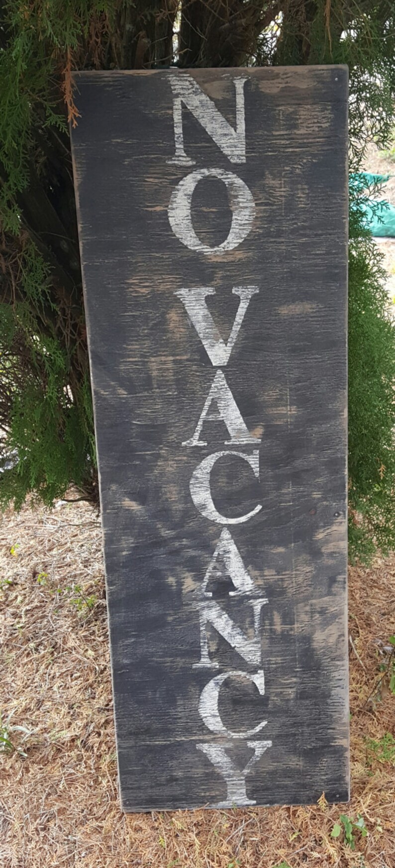 Vintage Look Distressed Reversible Vacany No Vacancy Sign Wood - Etsy