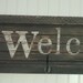 Rustic Welcome Sign Coat Rack/wood Edged/distressed Sign - Etsy