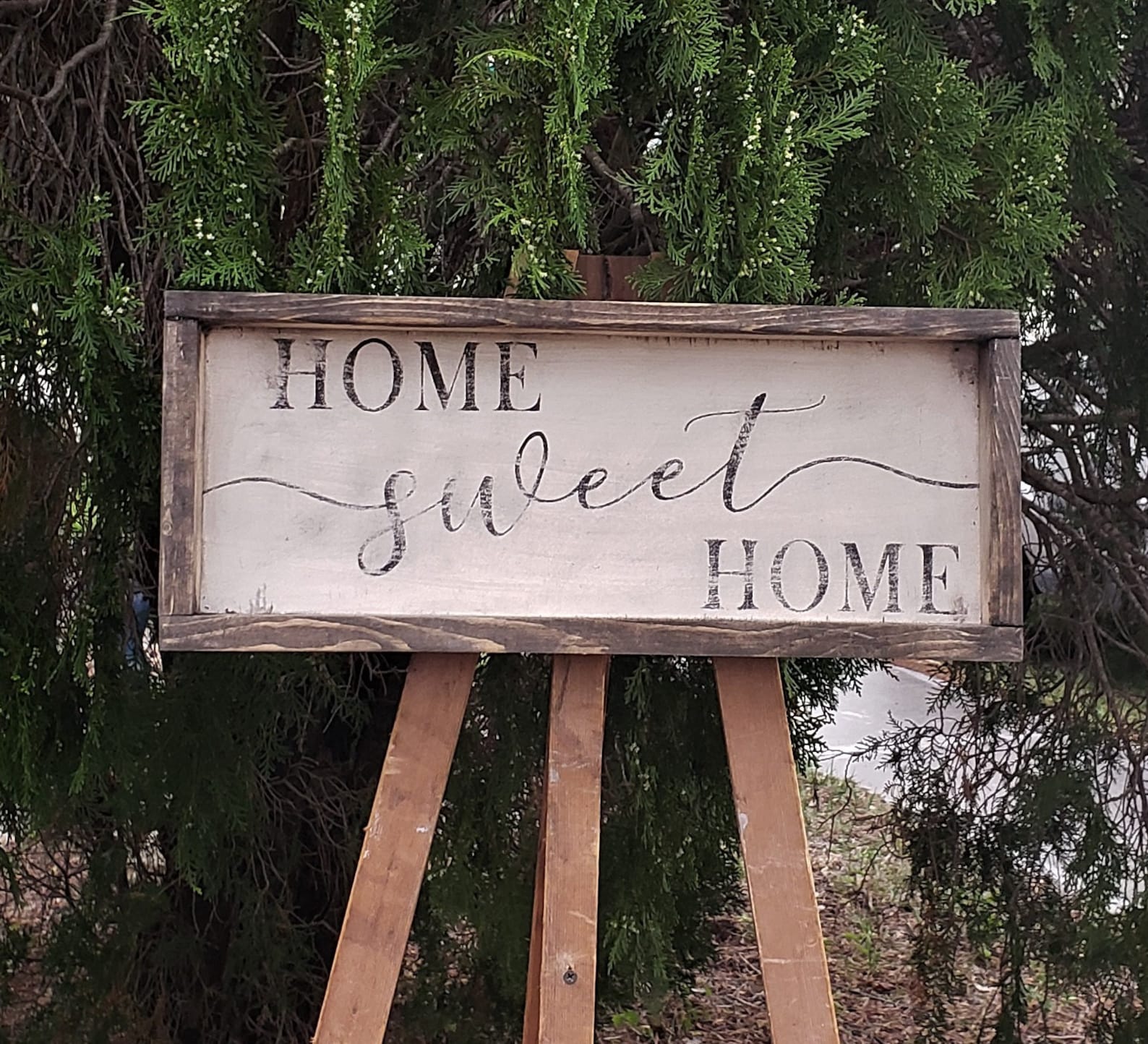 Rustic Home Sweet Home Sign/cottage/farmhouse Decor/living - Etsy