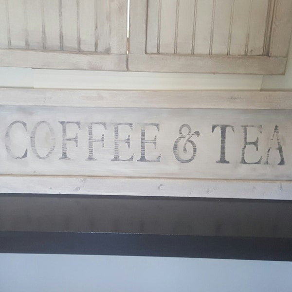 Coffee and Tea Sign - Etsy