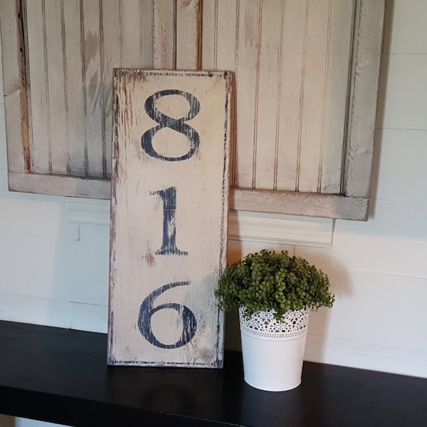 Rustic Metal Address Sign - Etsy