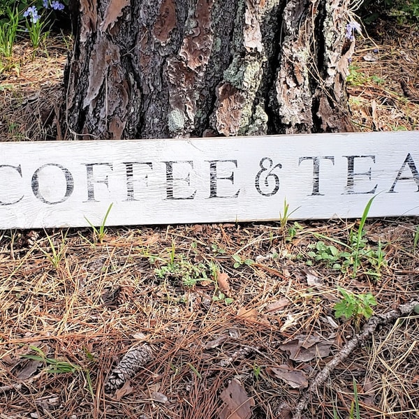 Kitchen Coffee and Tea Signs - Etsy