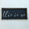 Cottage Rustic Look and Distressed This is Us Wood Trimmed Sign/rustic ...