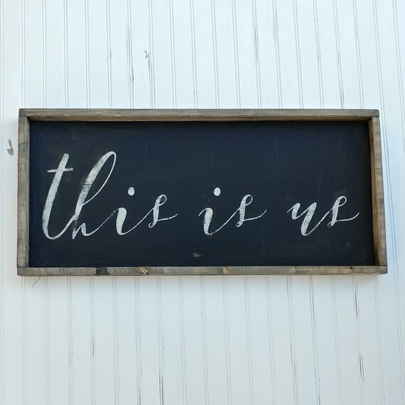 Rustic Cottage This is Us Sign/home Decor/living Room Decor | Etsy