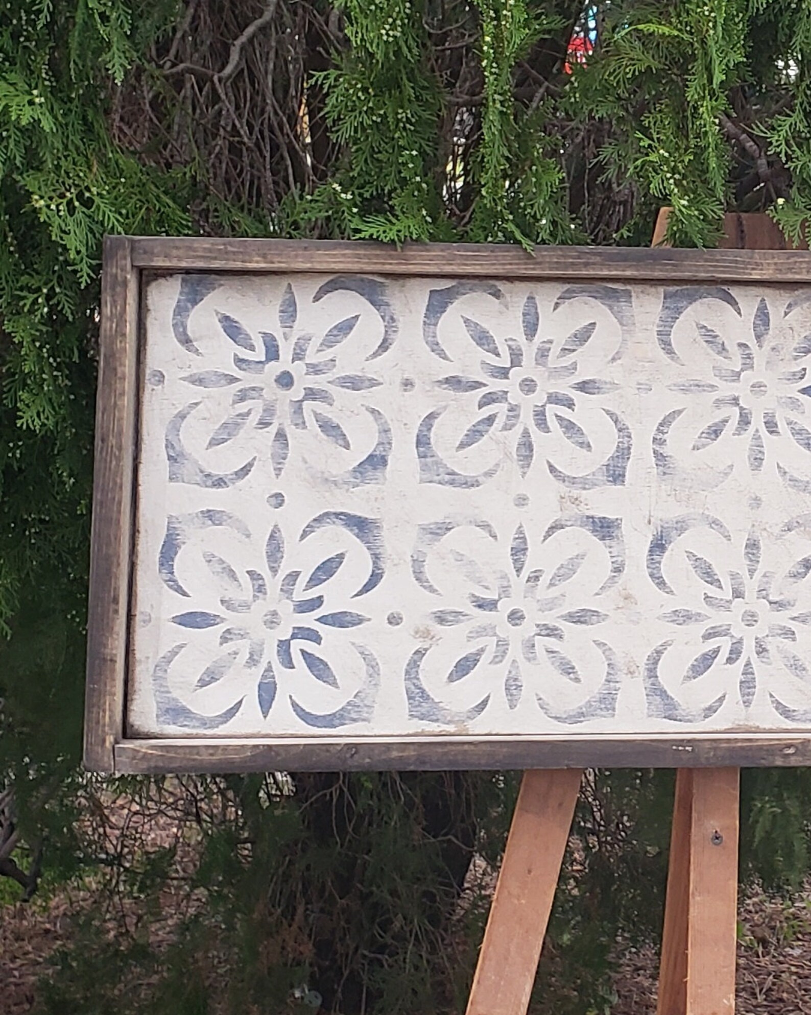 Rustic Tile Pattern Print Sign/cottage/farmhouse Decor/living - Etsy