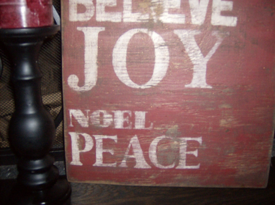 Distressed Christmas Subway Style Sign - Etsy