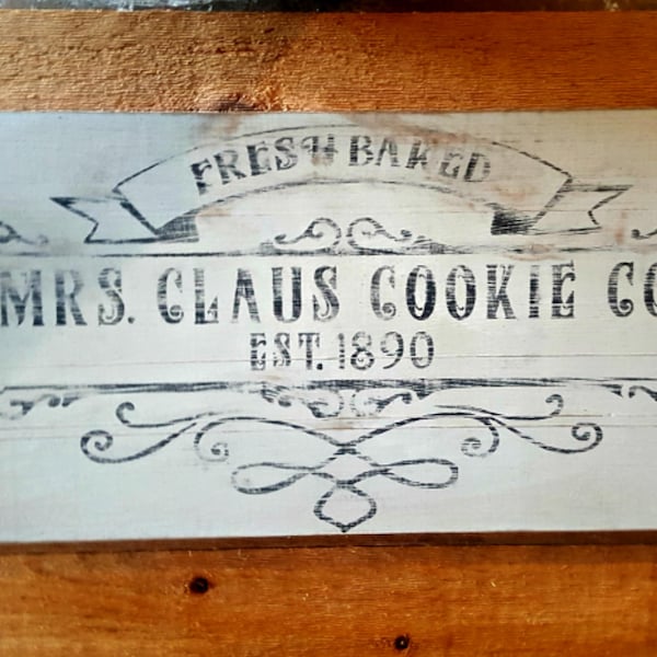 Mrs Claus Bakery Sign - Etsy