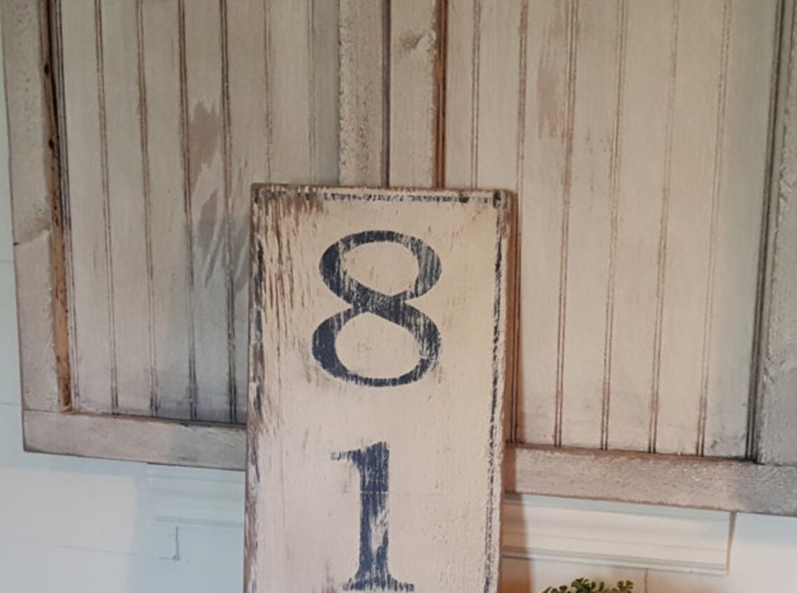 Rustic Personalized Address Plaque/front Porch/garden/custom | Etsy