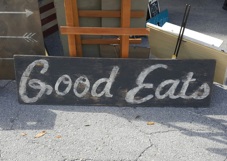Rustic Good Eats Sign/kitchen/dining Room Wall Decor - Etsy
