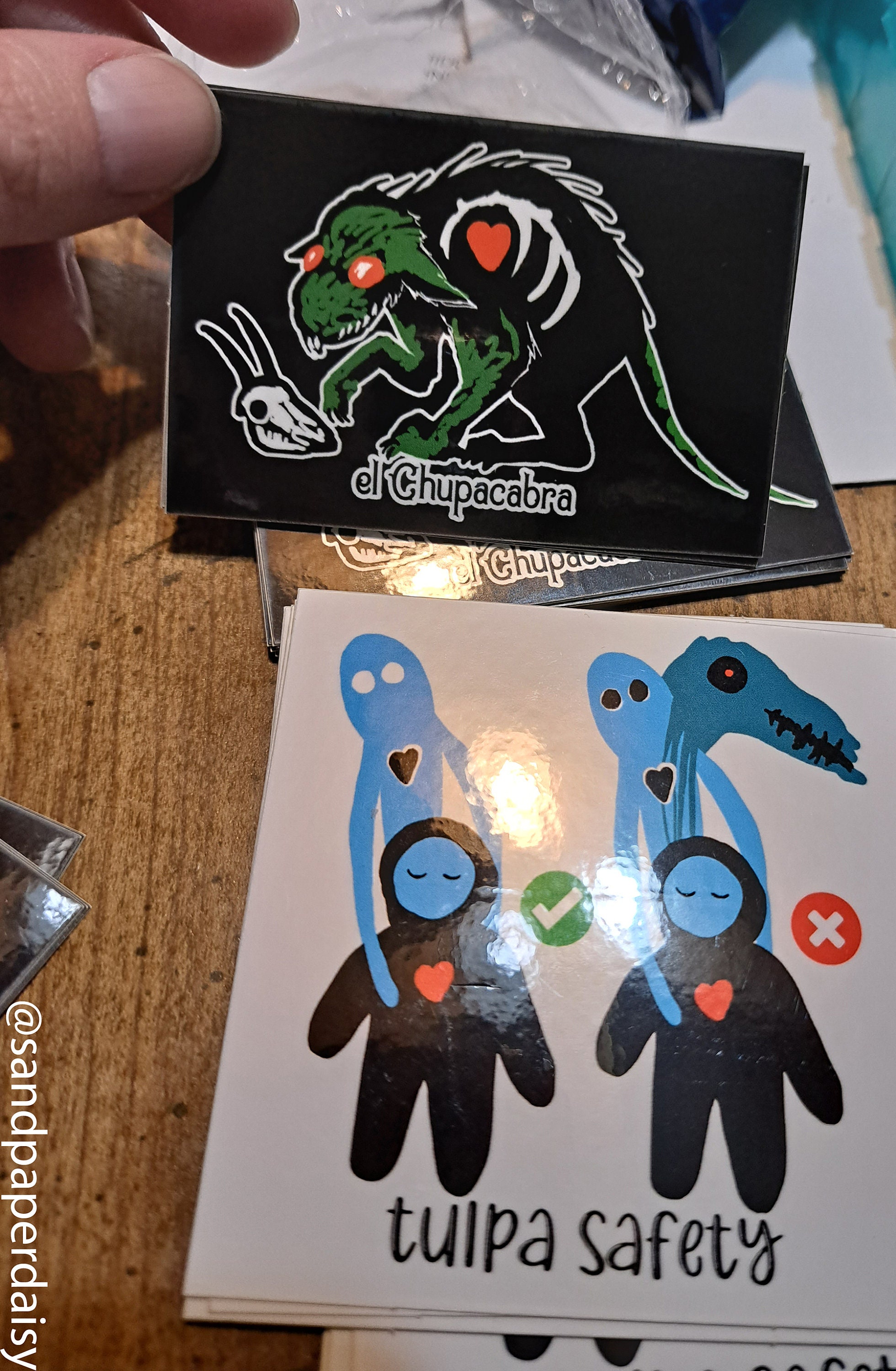 EL CHUPACABRA Sticker 3x2in Vinyl Spooky Goatsucker Monster Cryptid ...