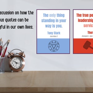 Superhero Motivational Posters | Avengers PDF Printable | Movie Quotes ...