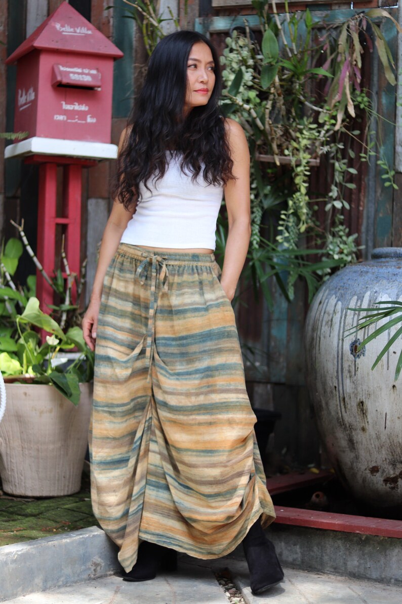 Funky Skirt / Boho Skirt / Long Skirt / Batik Material / | Etsy