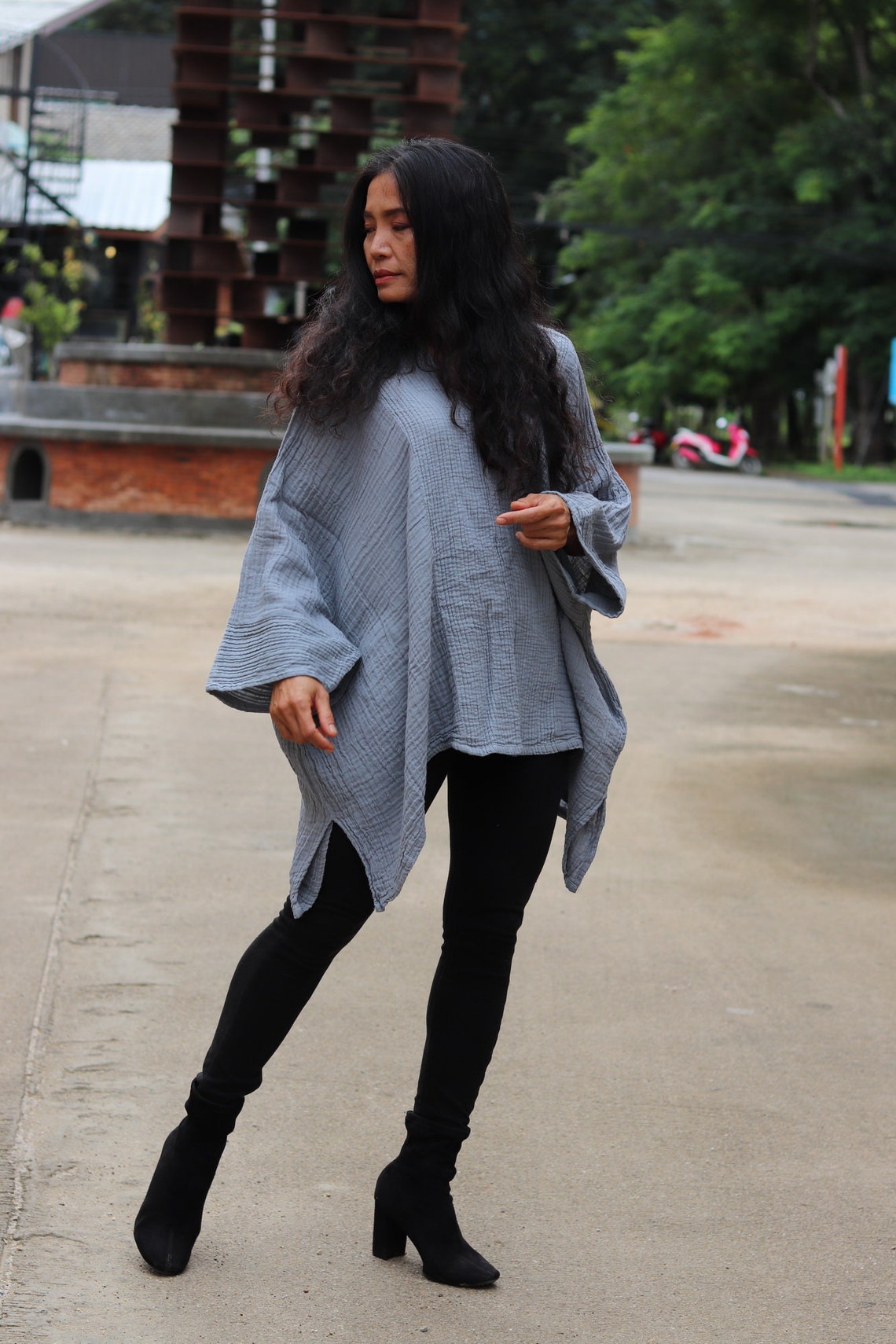 Over Sized Blouse / Women's Over Sized Top / Blouse / Tops | Etsy