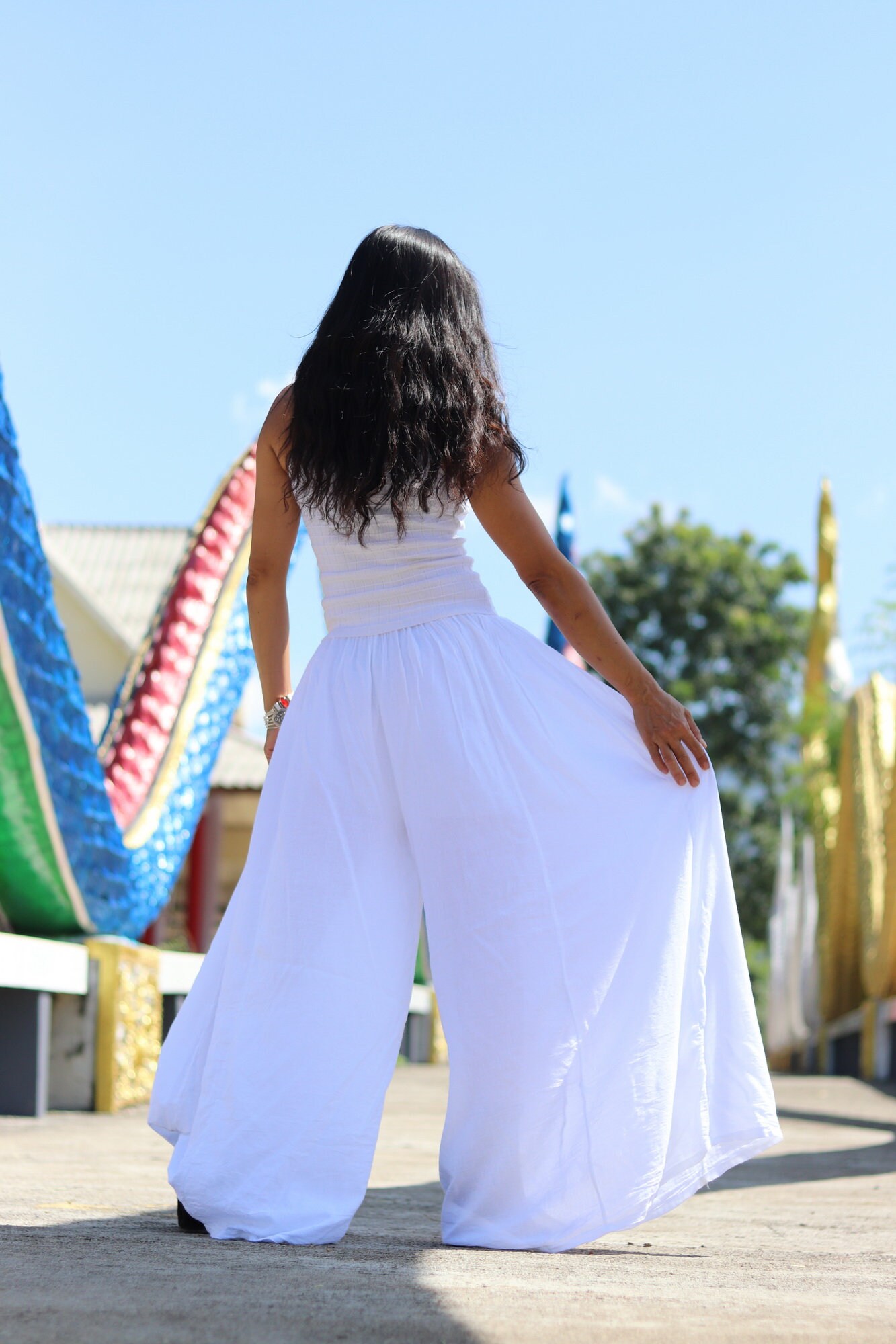 Bell Bottom Pants/ Wide Legged Pants / Palazzo Pants / Wide | Etsy