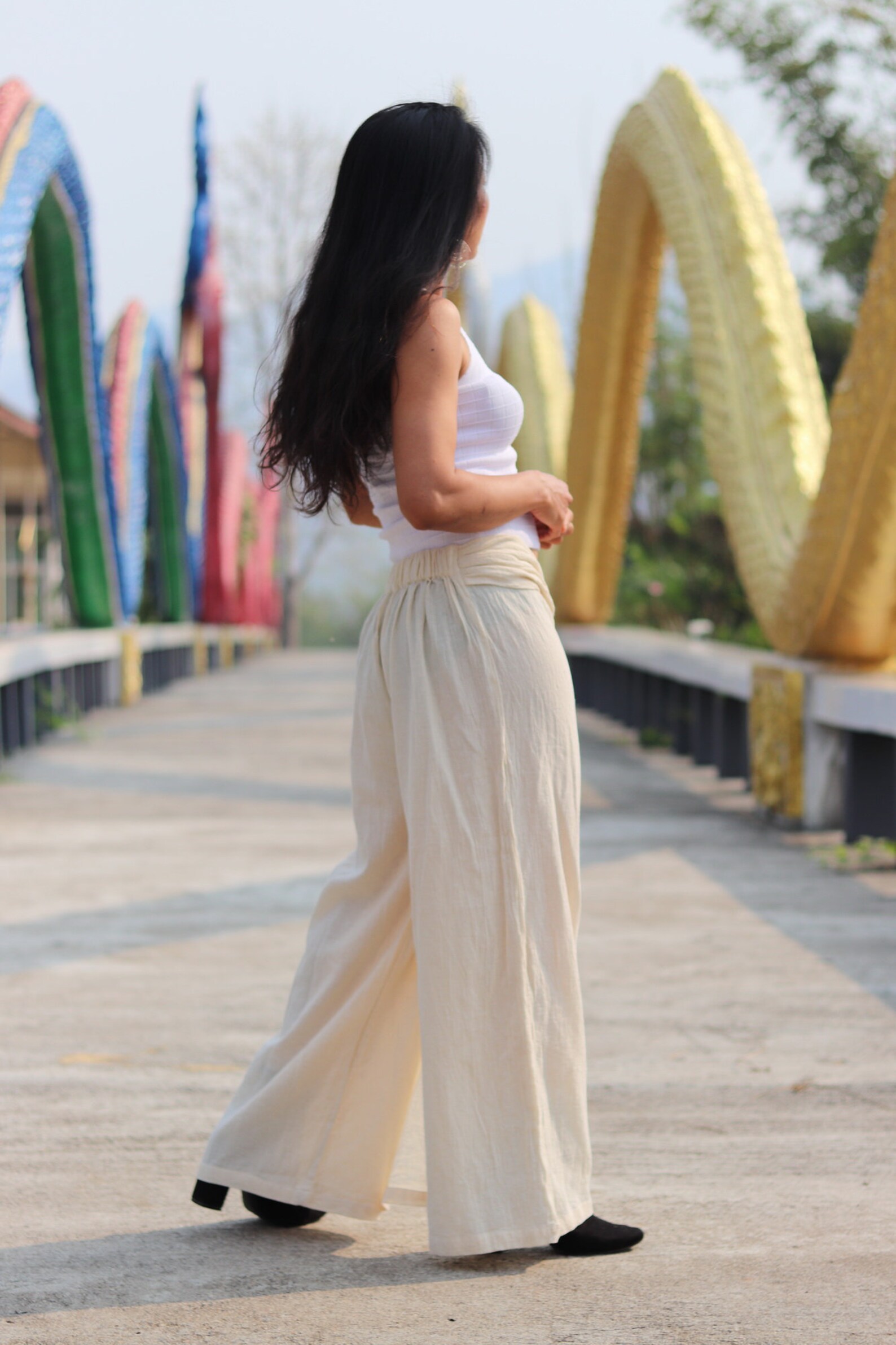 Wide Leg Pants / Dress Pants / Formal Pants / Casual Pants / - Etsy