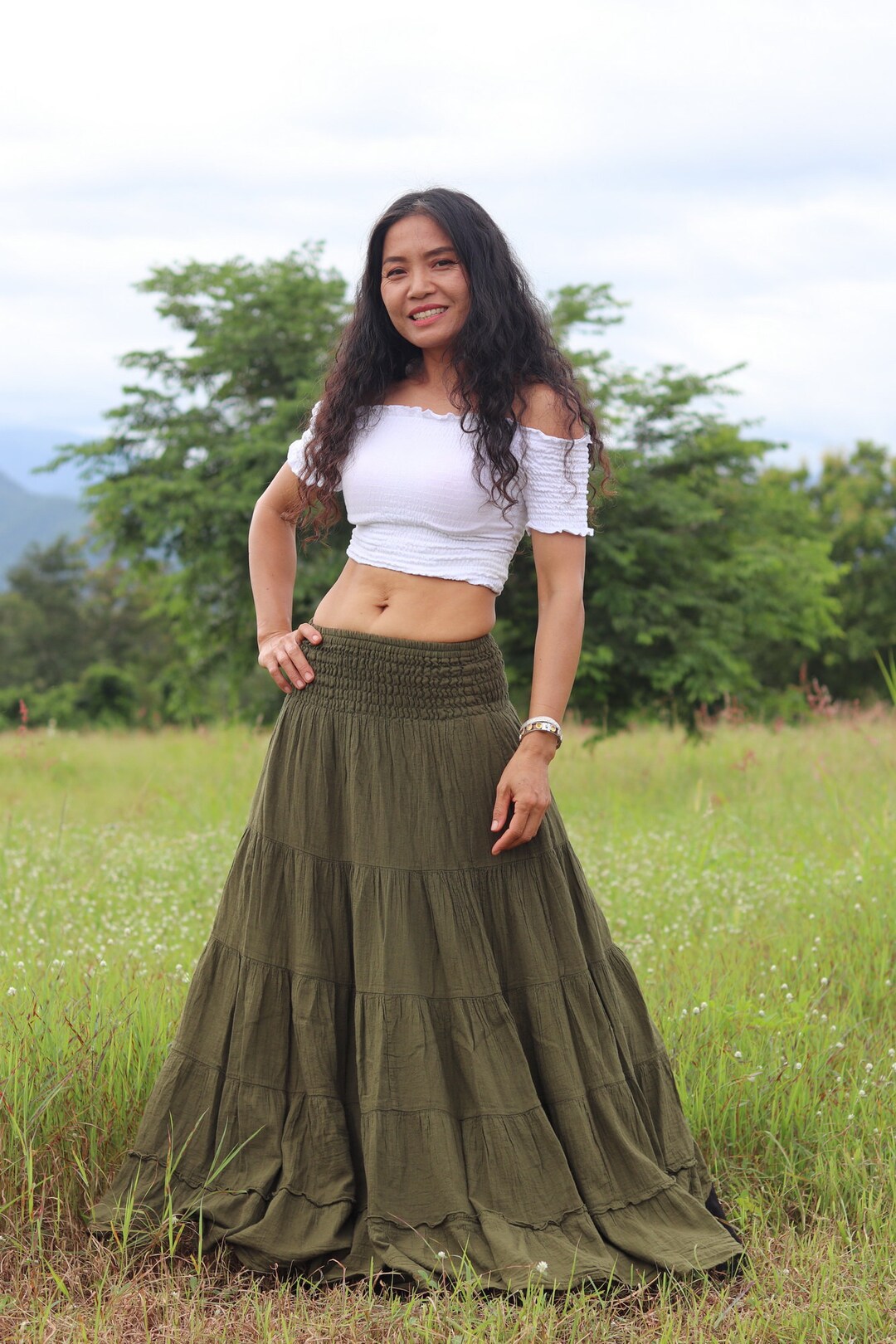 Long Skirt / Maxi Skirt / Long Boho Skirt / Full Length Skirt - Etsy