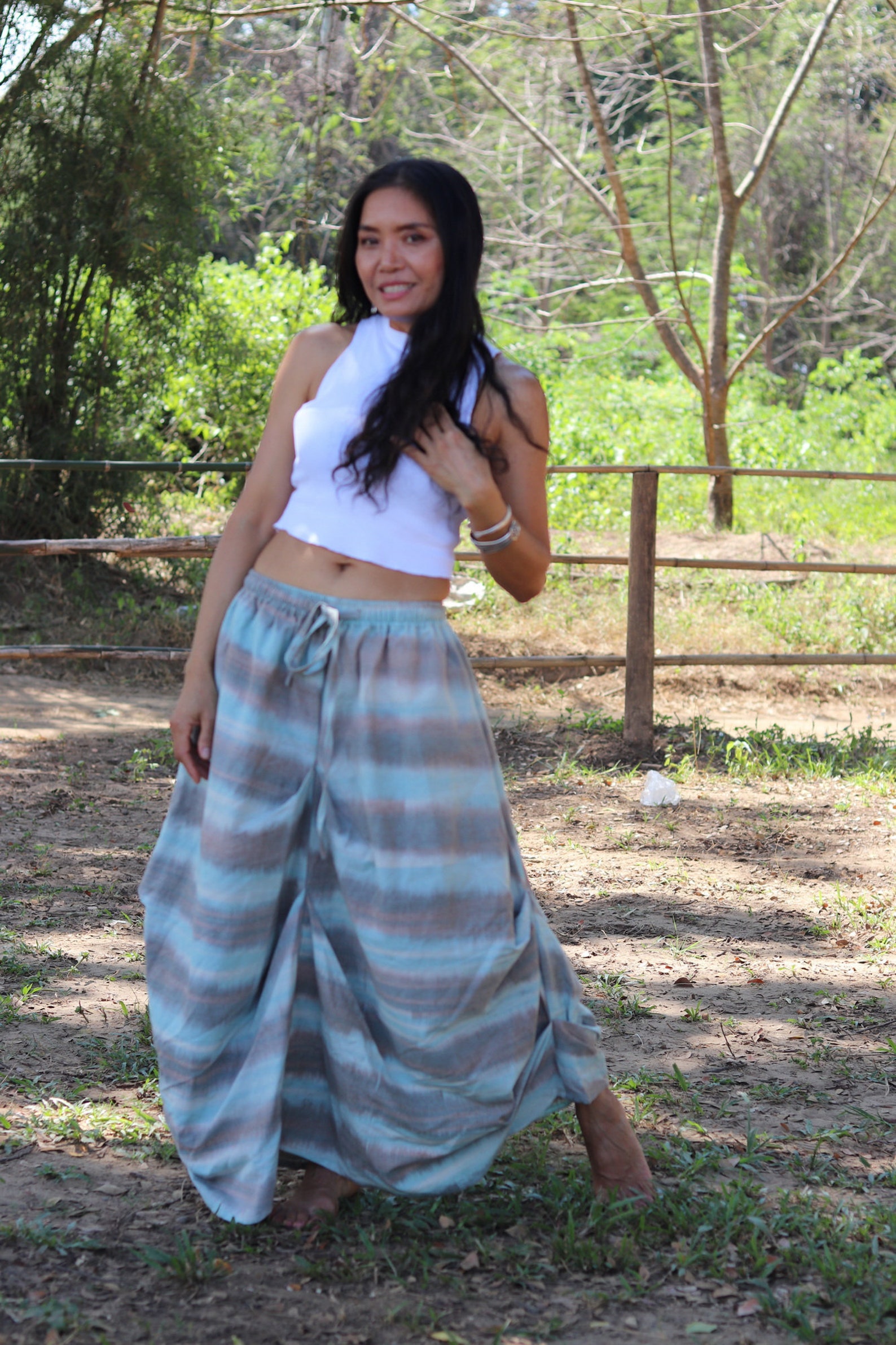 Funky Skirt / Boho Skirt / Long Skirt / Lanna Material / - Etsy