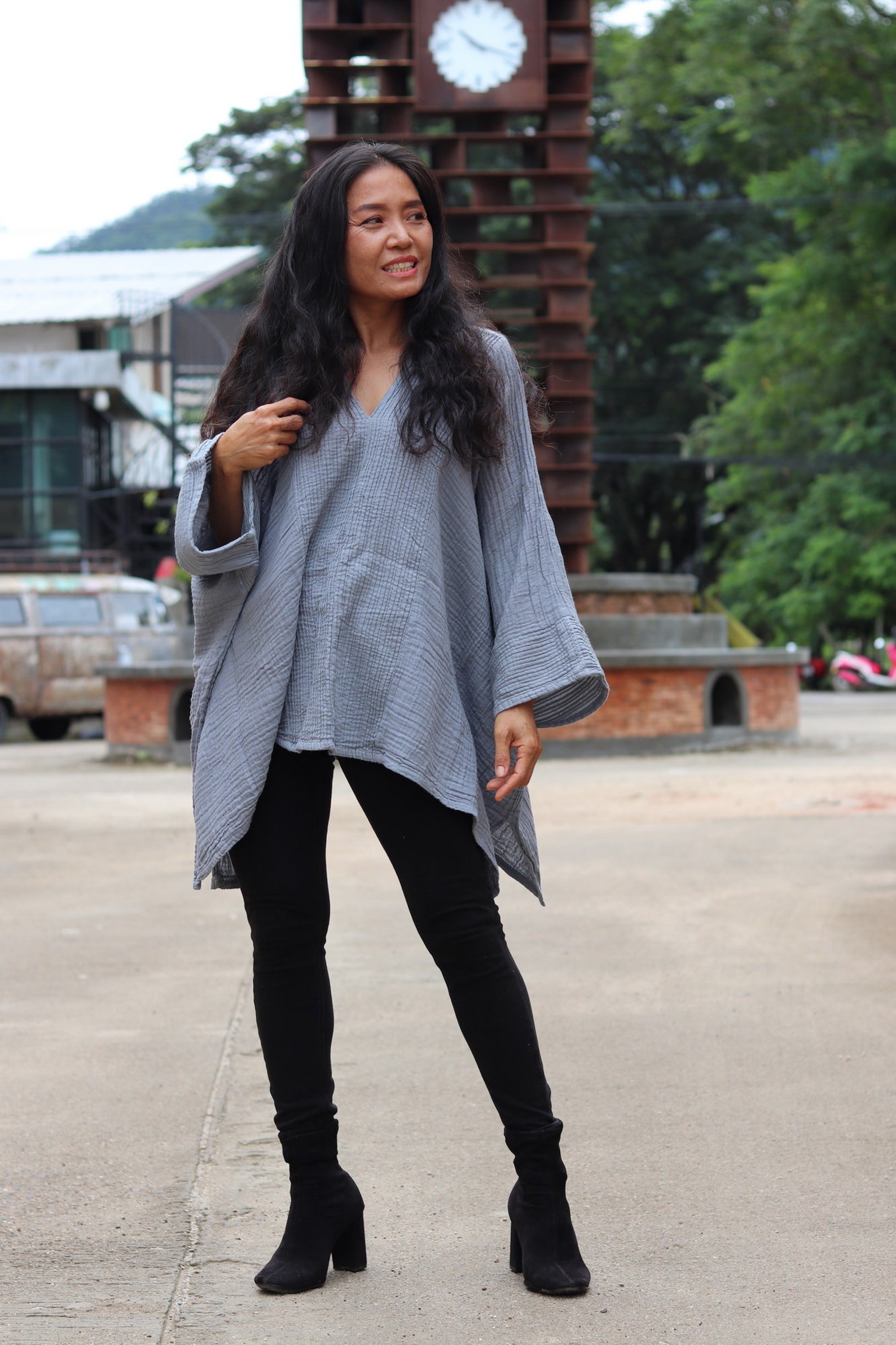 Over Sized Blouse / Women's Over Sized Top / Blouse / Tops | Etsy