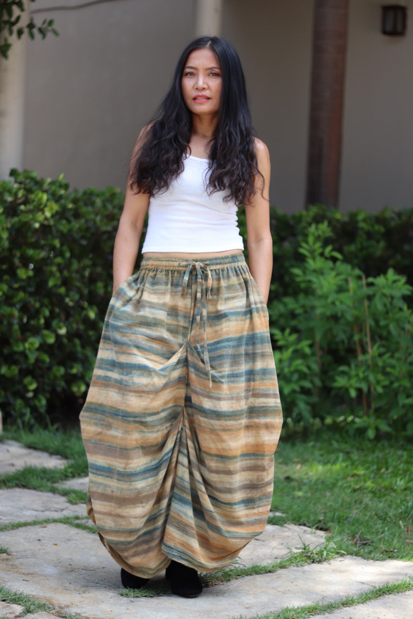 Funky Skirt / Boho Skirt / Long Skirt / Batik Material / - Etsy