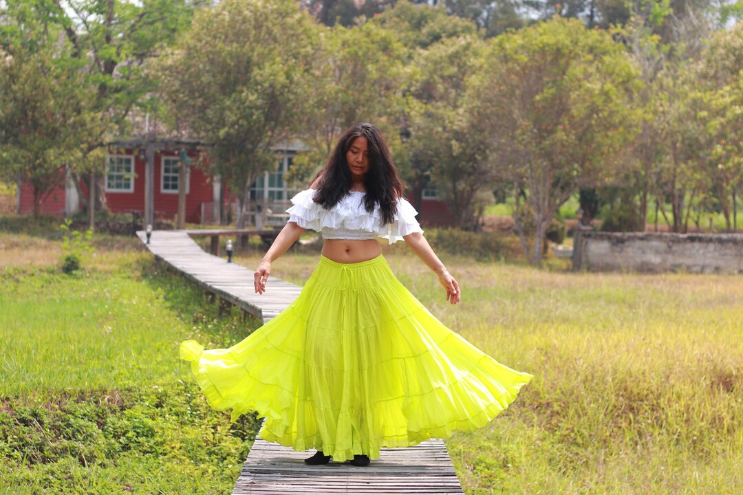 Boho Skirt / Bedlah Skirt/ Belly Dance Skirt / Modest Skirt / Bohemian ...