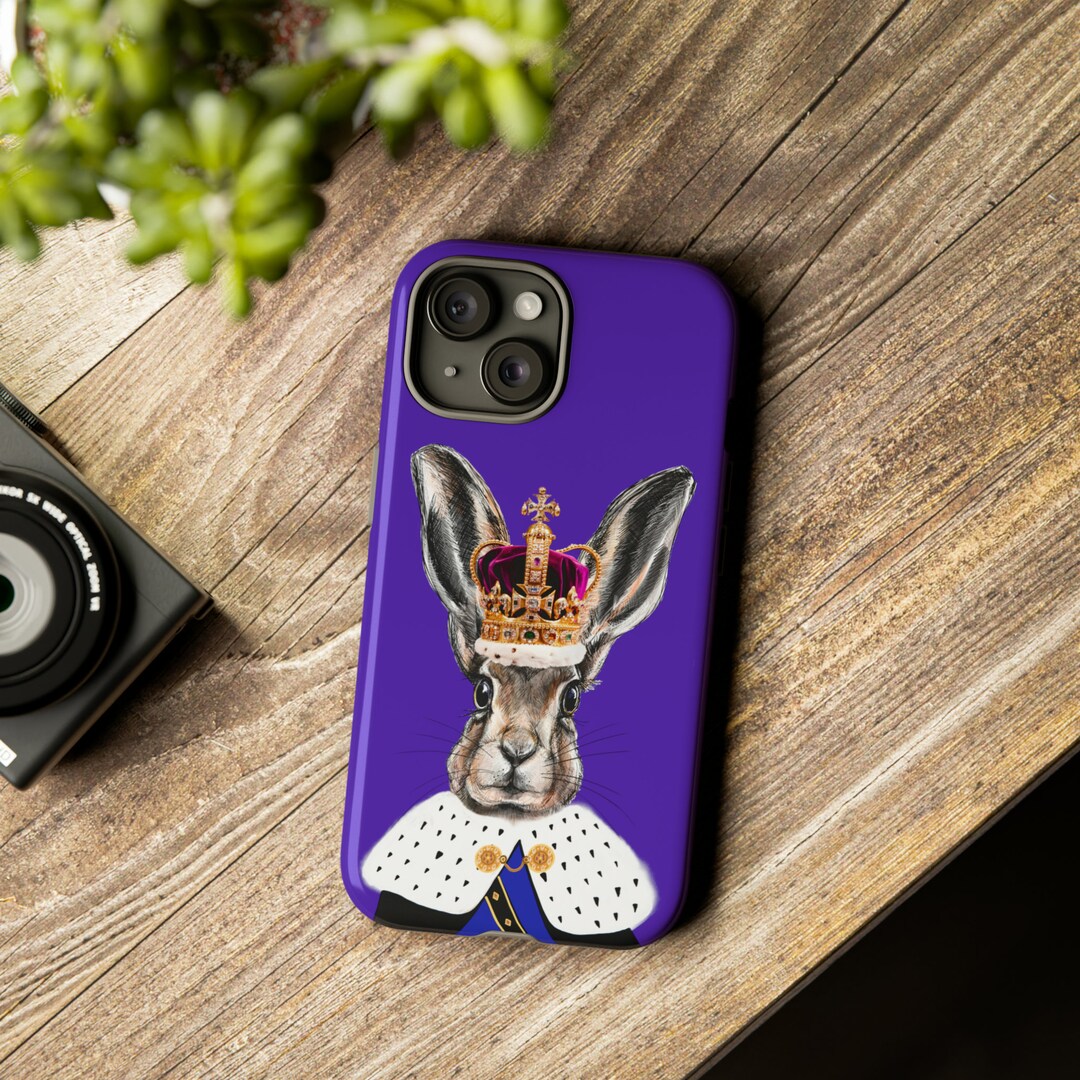 Hare Majesty Cute Royal Hare Bunny Tough Phone Cases - Etsy