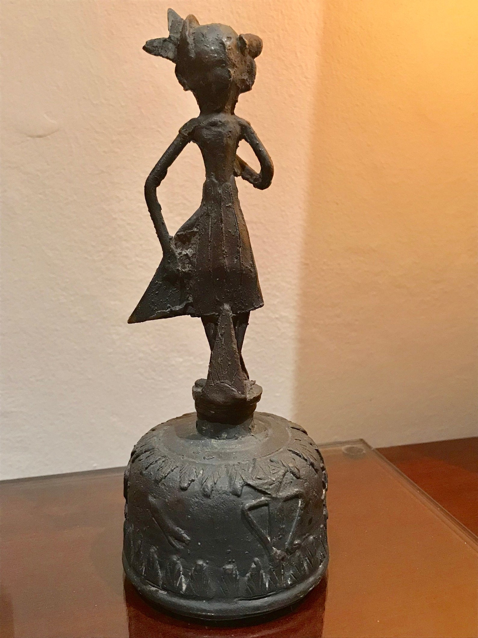 Antique African Benin Bronze Bell - Etsy