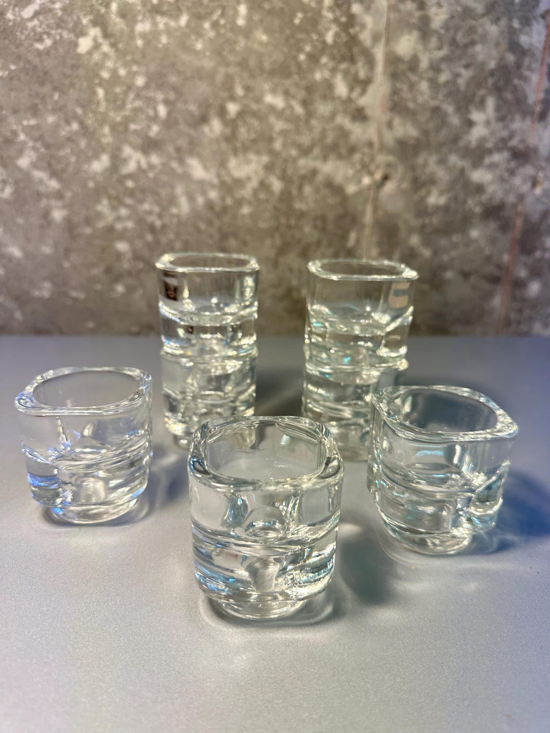 Six Hand Crafted Vintage Stacking Italian Shot Glasses - Etsy