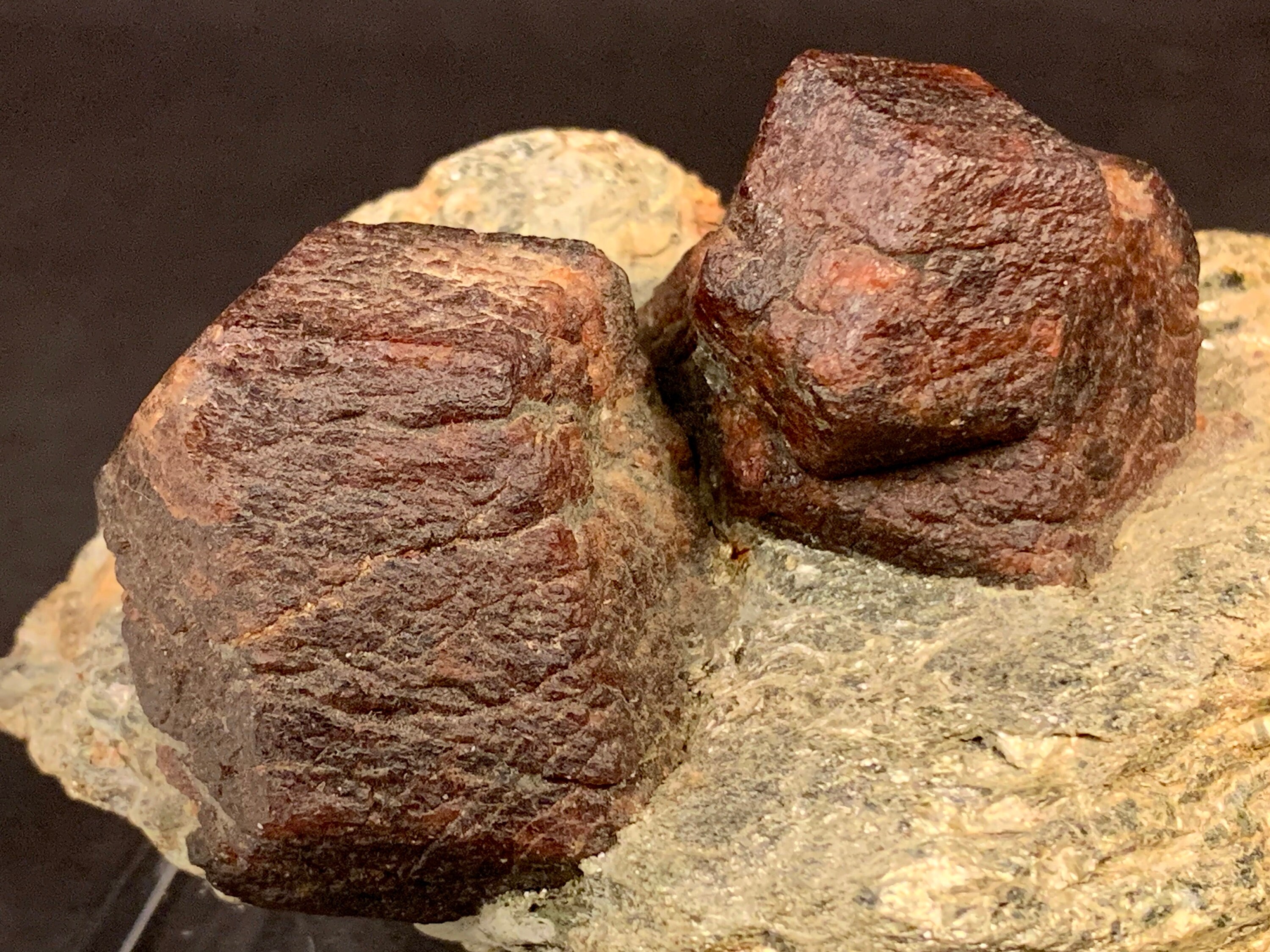 Superb Classic Almandine Garnets in Mica Matrix From the Austrian Alps ...