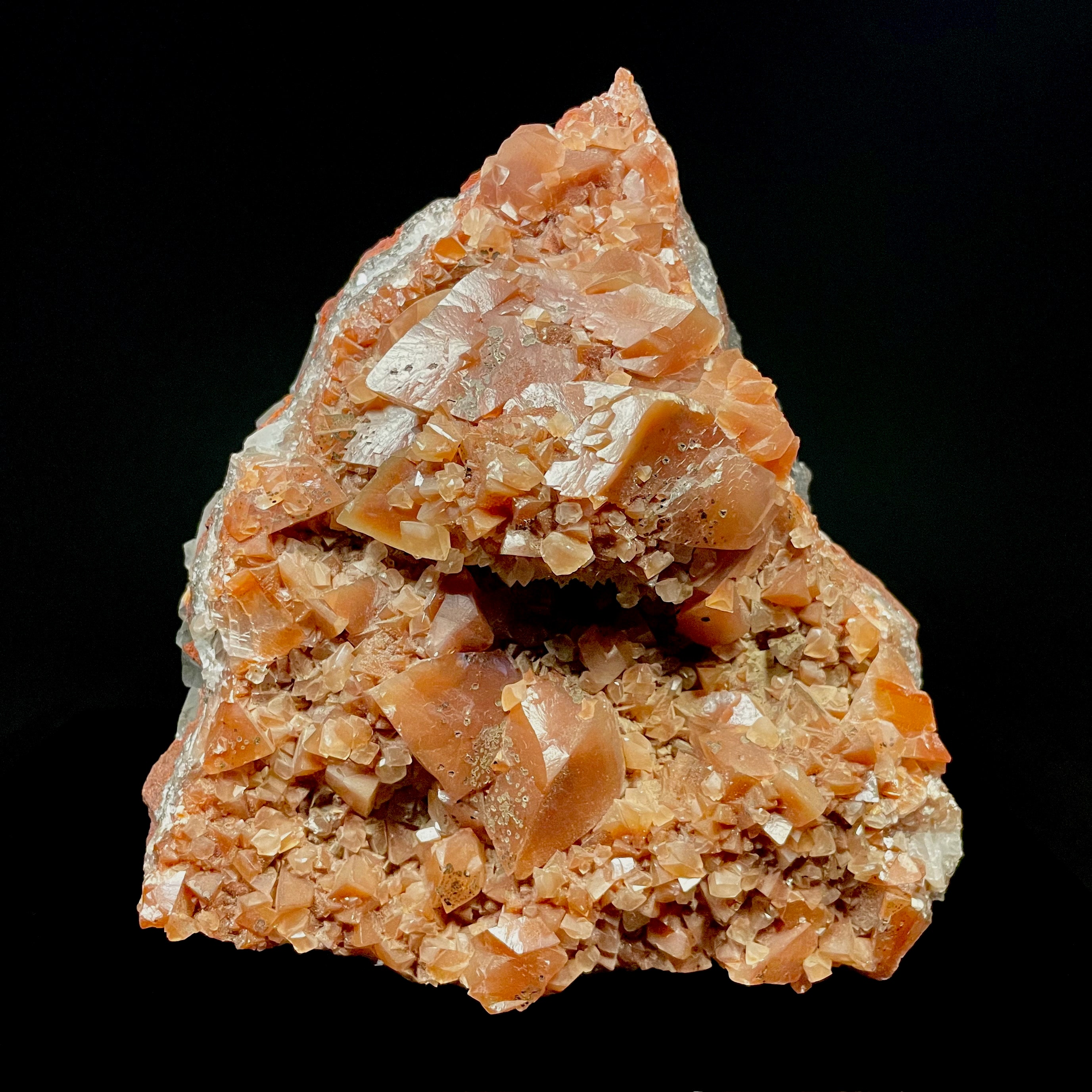 Classic Red Hematite Included Calcite Plate From Santa Eulalia, Mexico ...