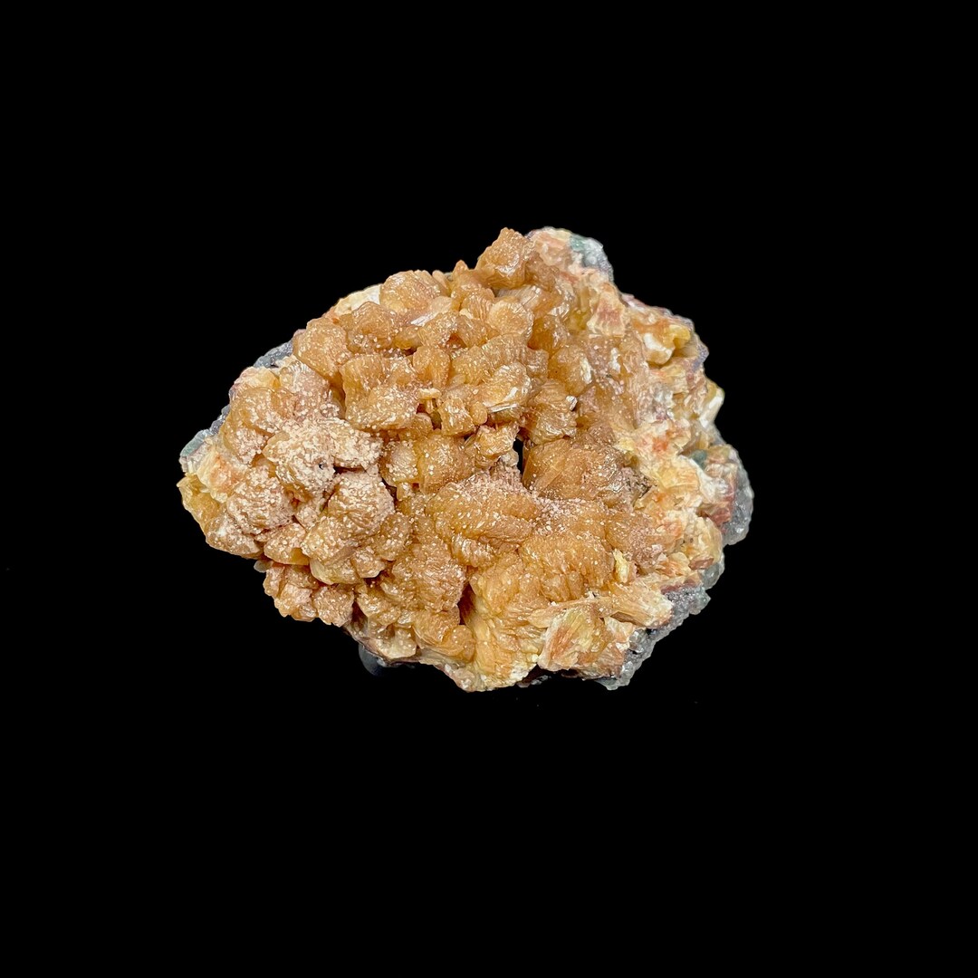 Rare Malmberget, Sweden Combo - Orange Stilbite, Green Fluorite ...