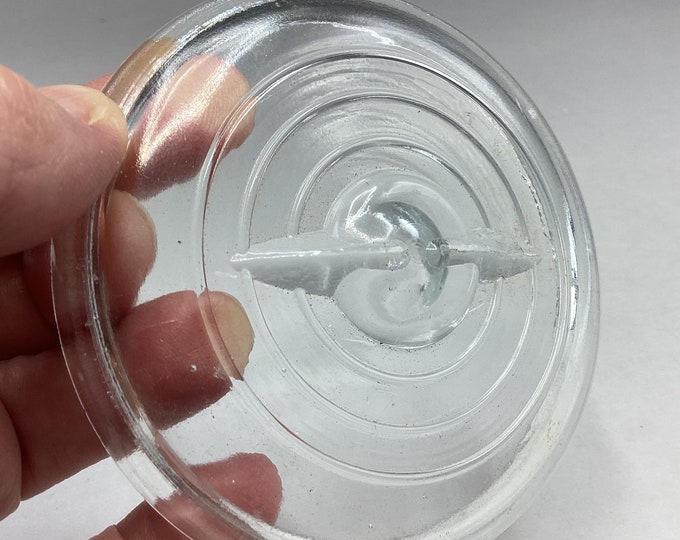 Vintage Glass Lid for Mason Jar With Wire Bail Closure - Etsy