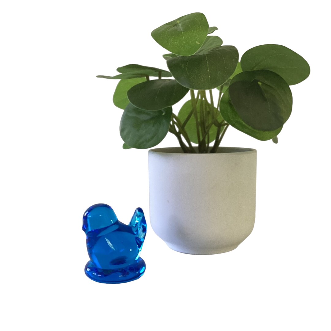 Vintage Bluebird Glass Art Sculpture Signed Leo Ward 1995 Hand-made ...