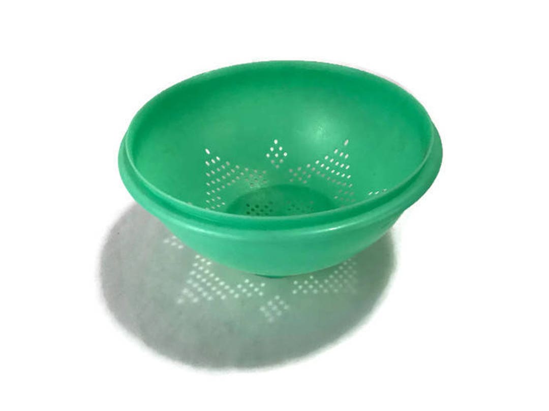 Vintage Tupperware Colander Jadeite Green Strainer - Etsy