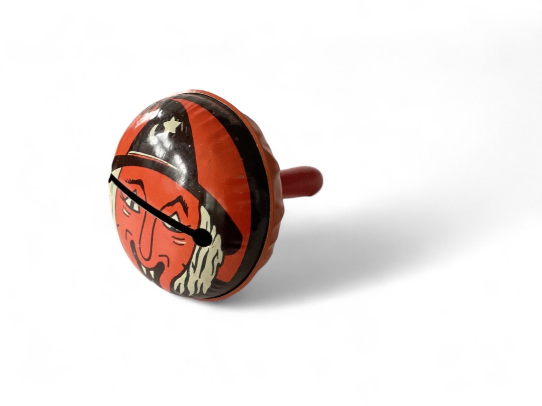 Vintage Halloween Witch Rattle Noisemaker * Life of the Party Products ...