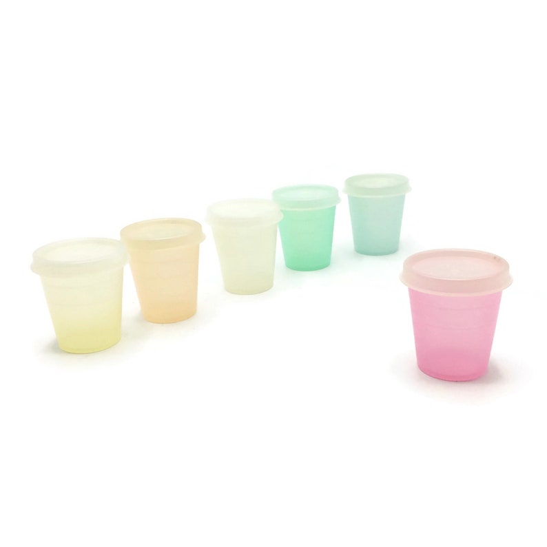 2 Oz. Vintage 101 Pastel Tupperware Midget Set of 6 Mini - Etsy