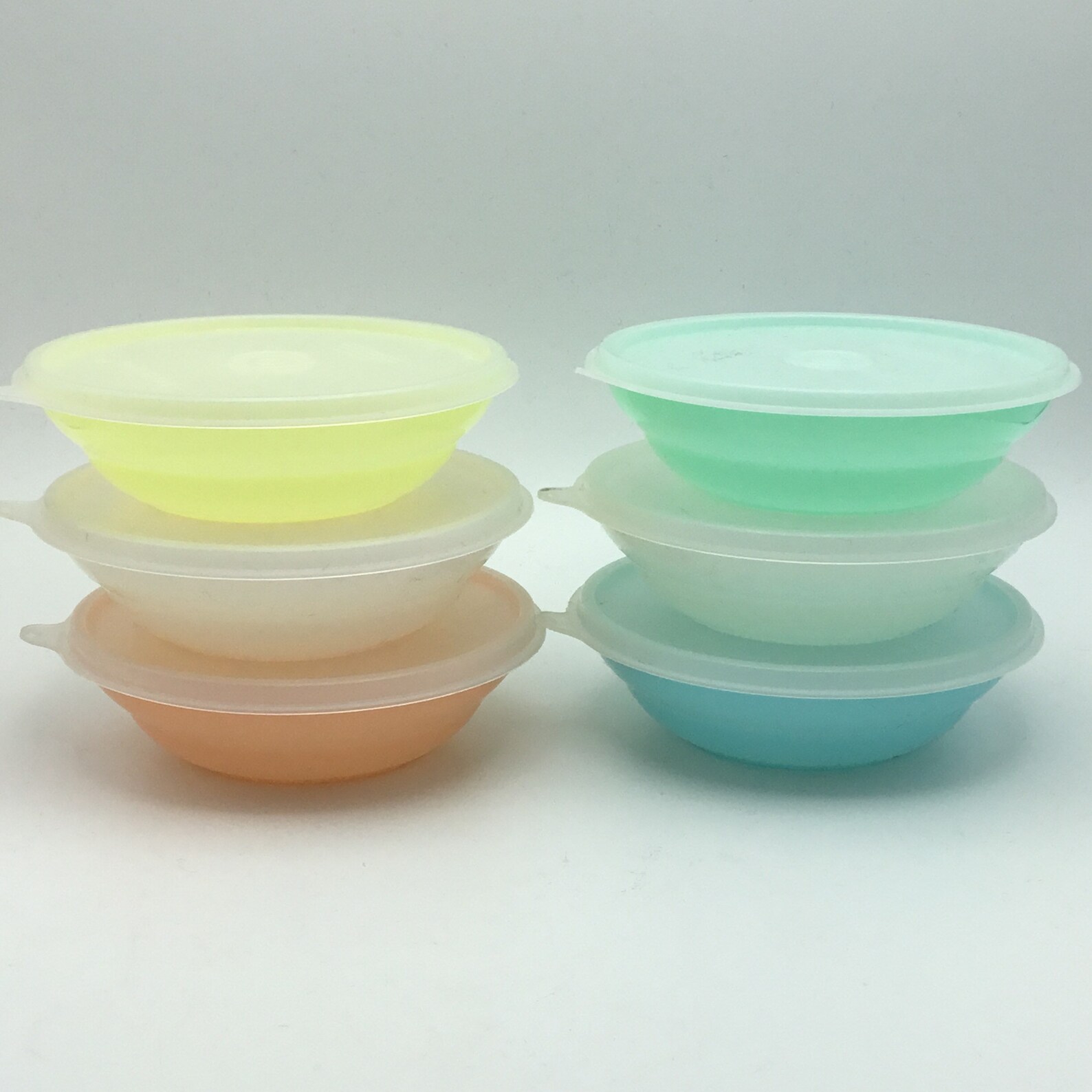 Ensemble de 6 bols 155 tupperware vintage avec couvercles de | Etsy
