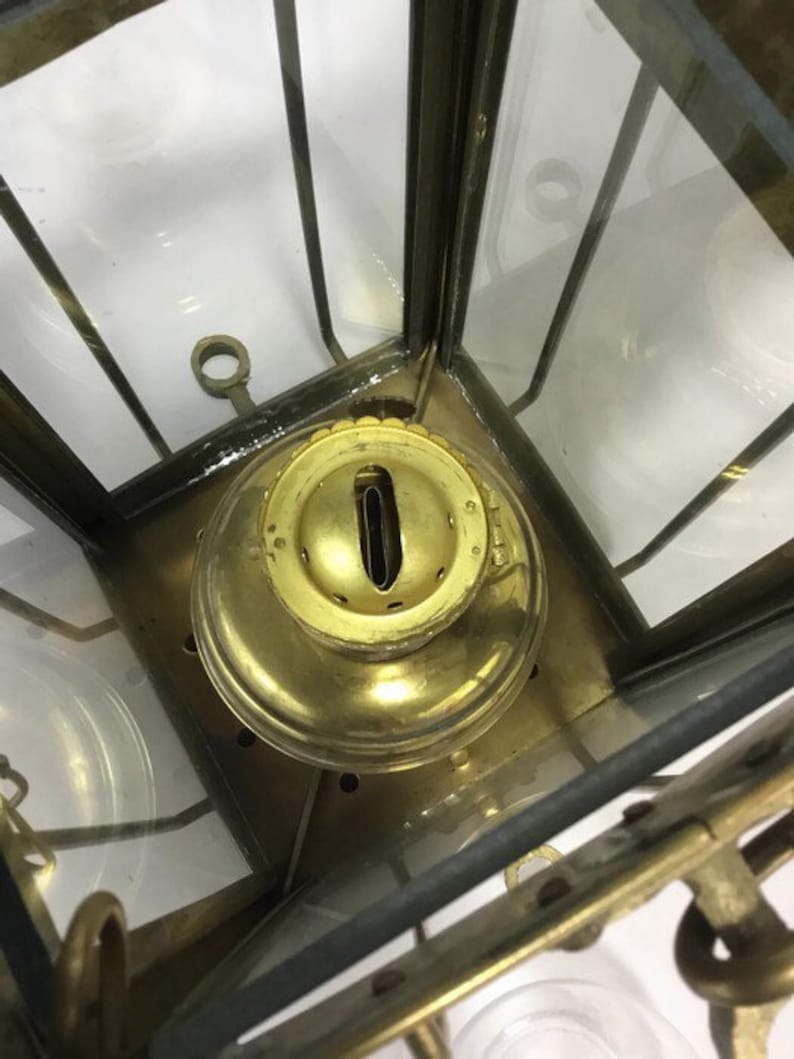 Vintage Neptune Nautical Oil Lantern Brass Ship Lamp | Etsy