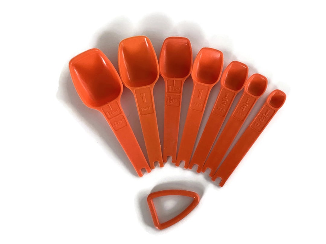 Replacement Measuring Spoon * Vintage Tupperware * Citrus Orange - Etsy