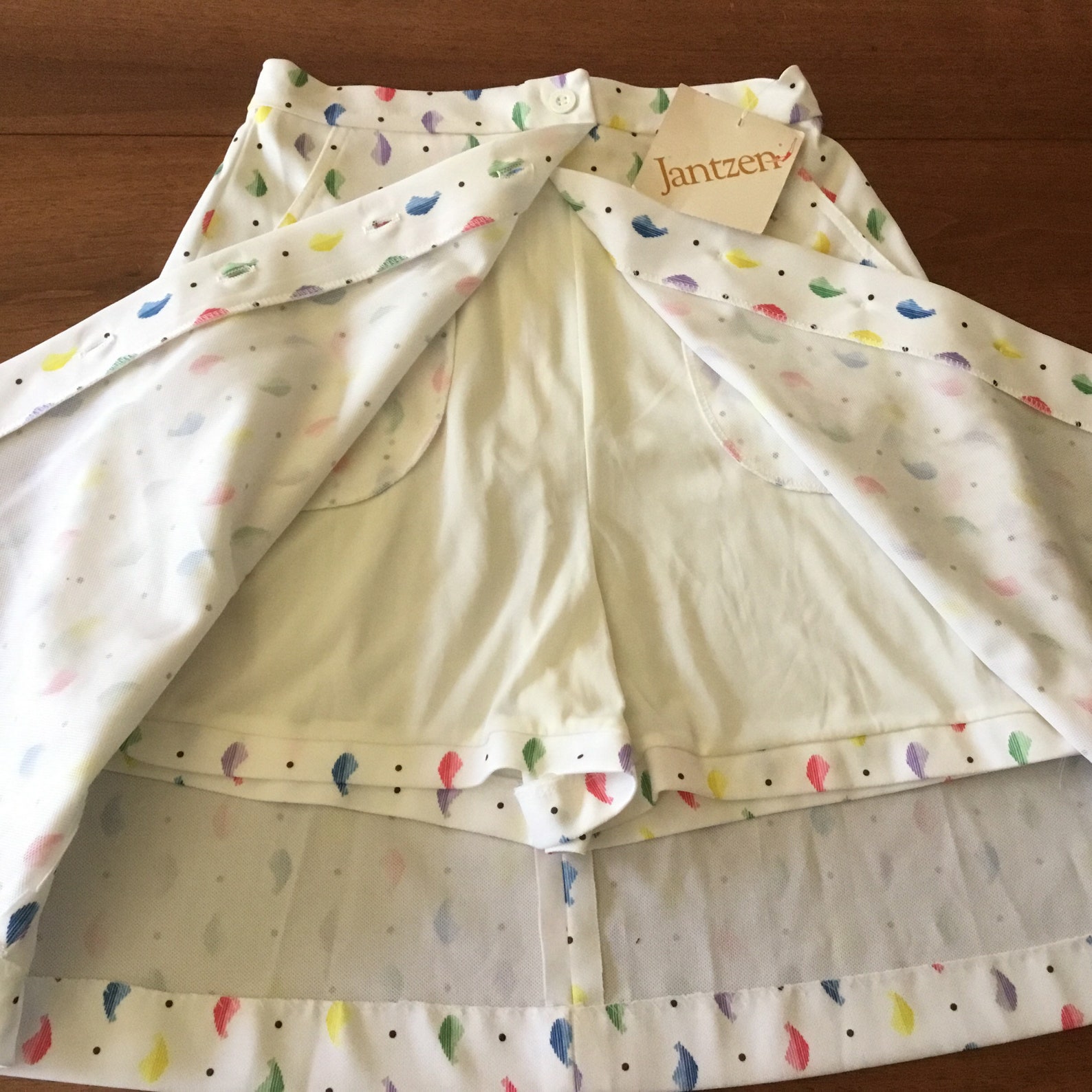 Vintage Jantzen Sportswear Skirt With Built-in Shorts * Skort * New Old ...