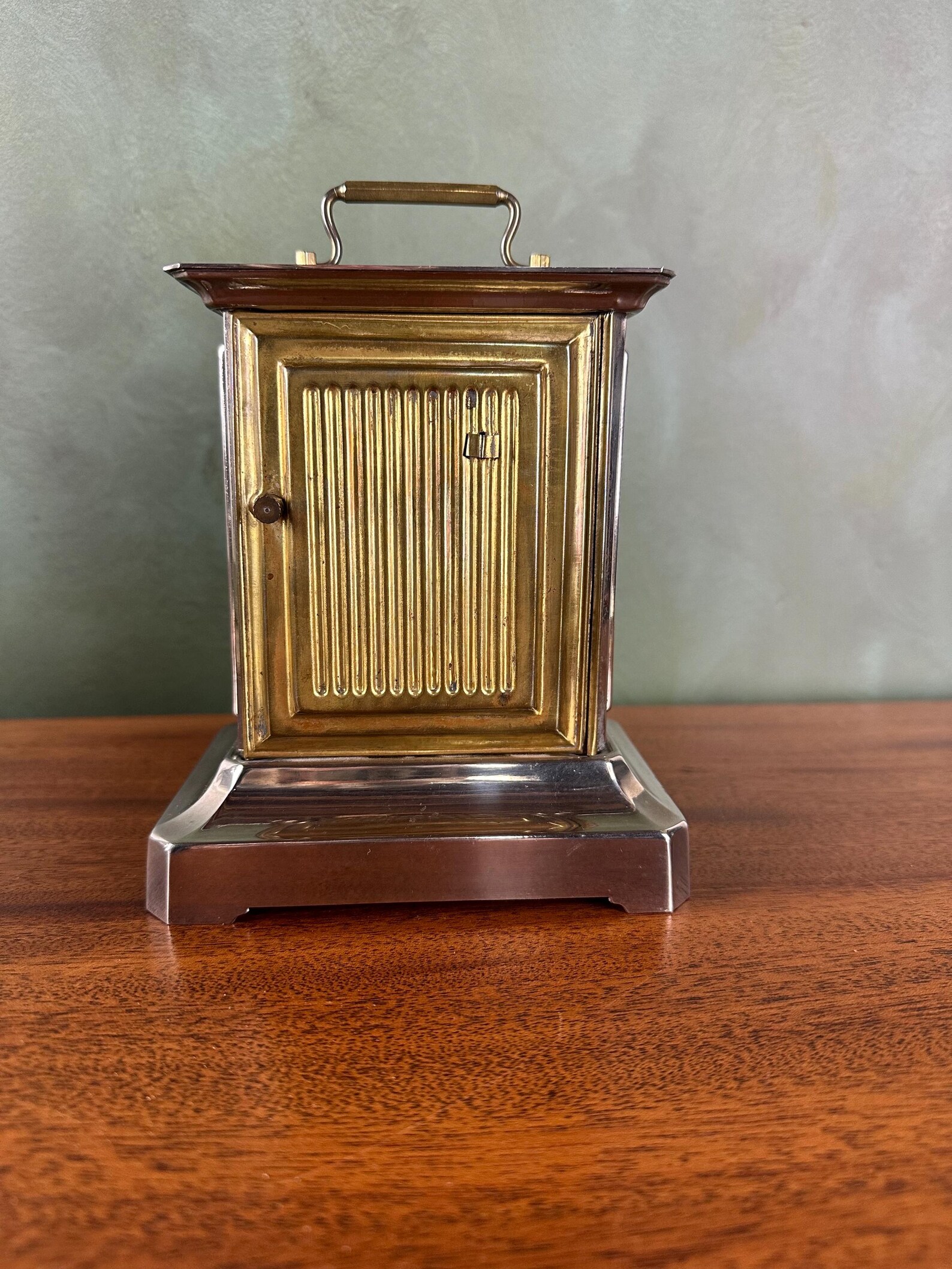 Antique German Carriage Clock With Music Box Alarm - Etsy